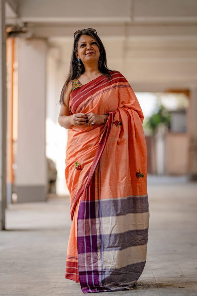 Angoor - Lakundi South Cotton Saree | Dora By Phoenix