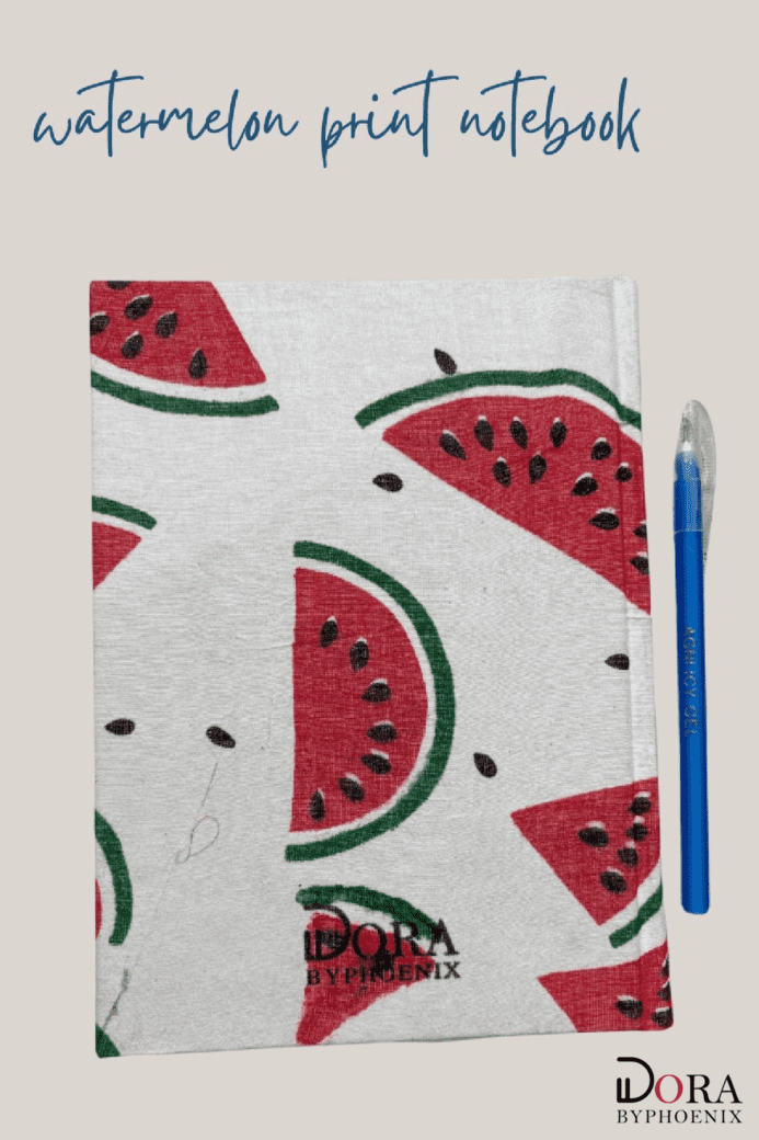 Watermelon - Screen Print Notebook - Dora By Phoenix